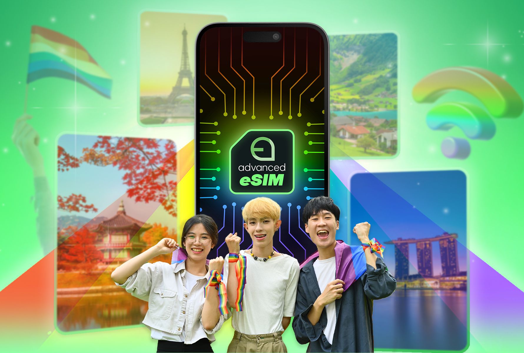 Pride Month Travel with eSIM | Celebrate Love & Stay Connected